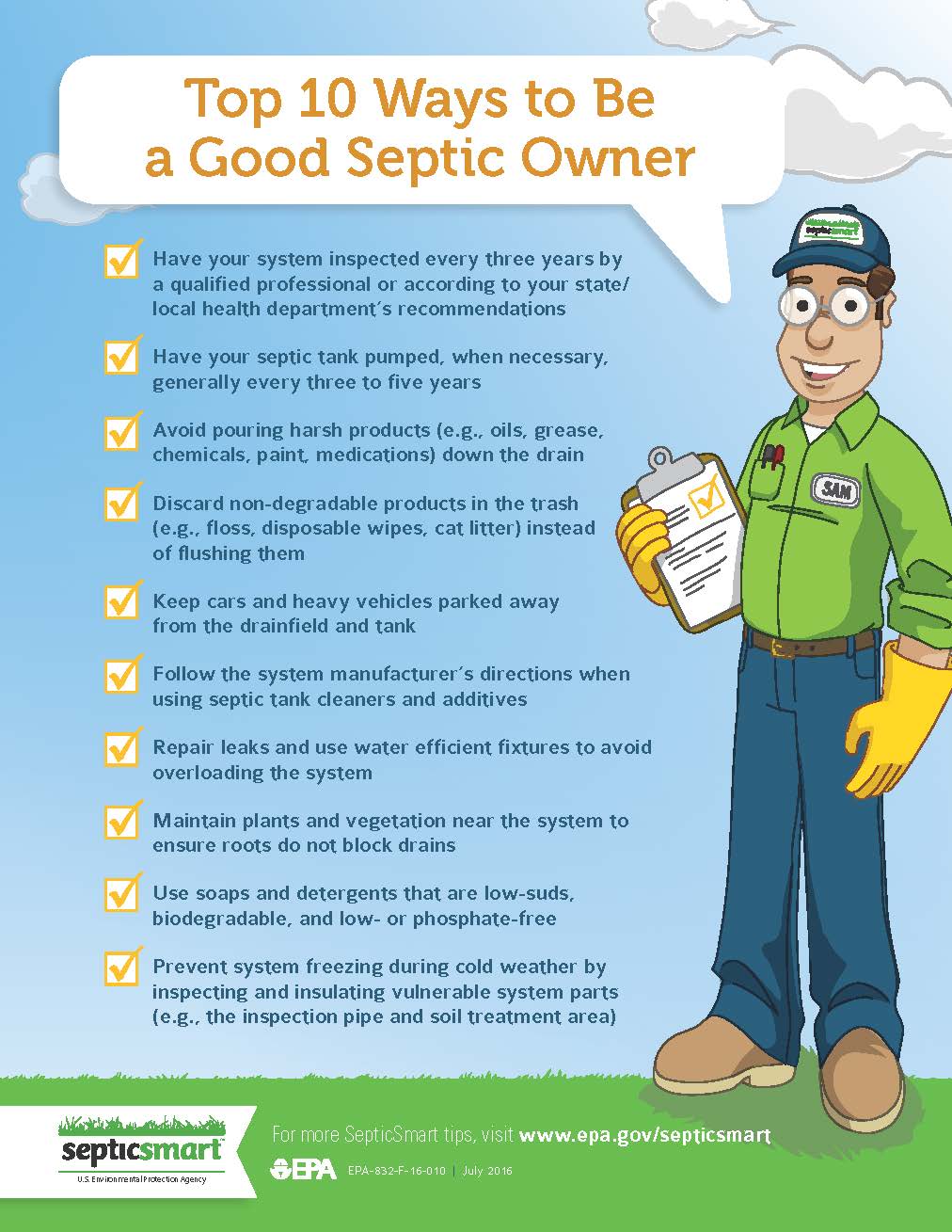 10 Ways Flyer | Lake County General Health Department