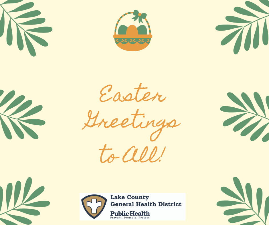 Easter Greetings | Lake County General Health Department